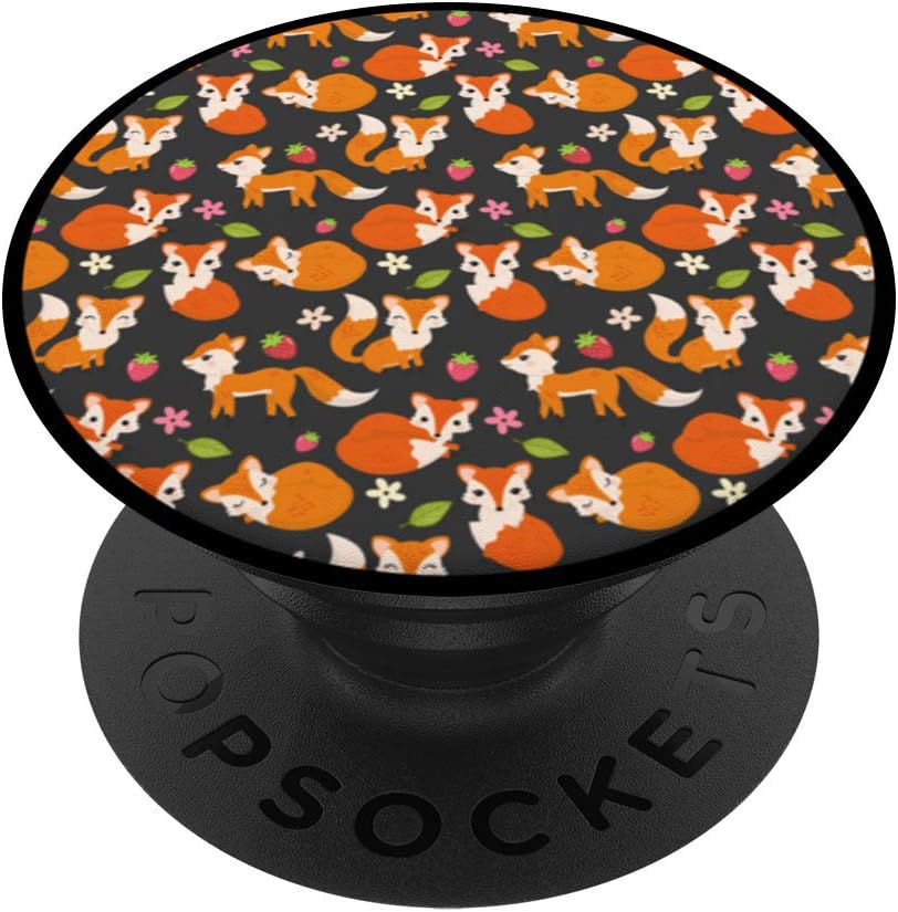 Amazon.com: Cute Fox Pop Phone Grip - Fox Lover Gifts - Fox Pattern ...