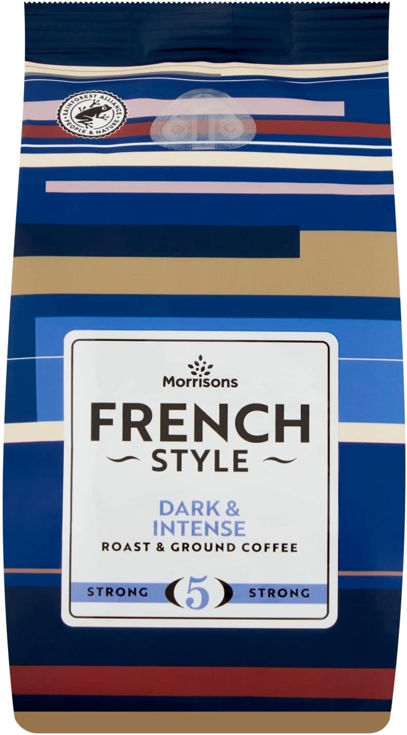 Morrisons Coffee, French Roast and Ground Coffee, 227 g, Pack of 6 ...