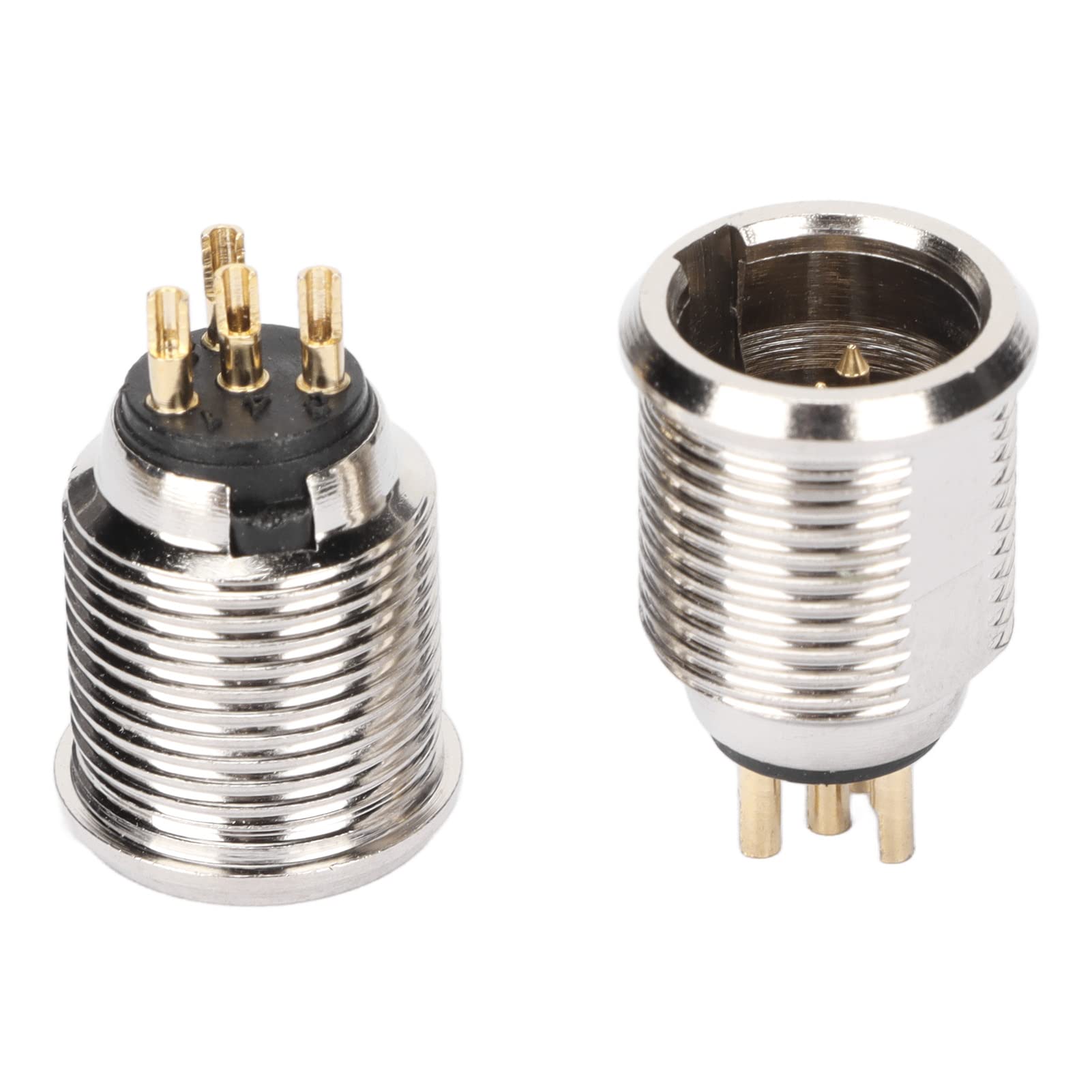 Amazon.com: Beufee 10Pcs DIY 4 Pin Mini XLR Adapters, 4 Pin Mini XLR ...