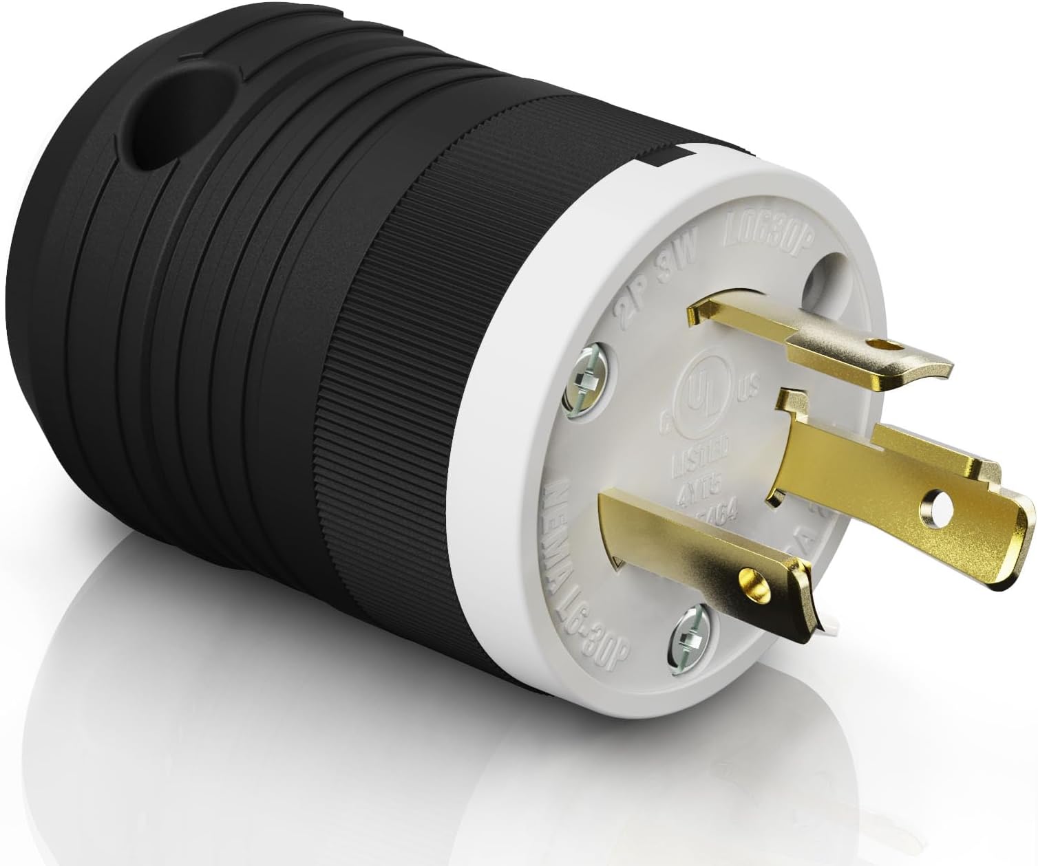 1- HBL2621 HUBBELL MALE PLUGS NEMA L6-30P TWIST LOCK 250V, 30 AMP, 2 ...