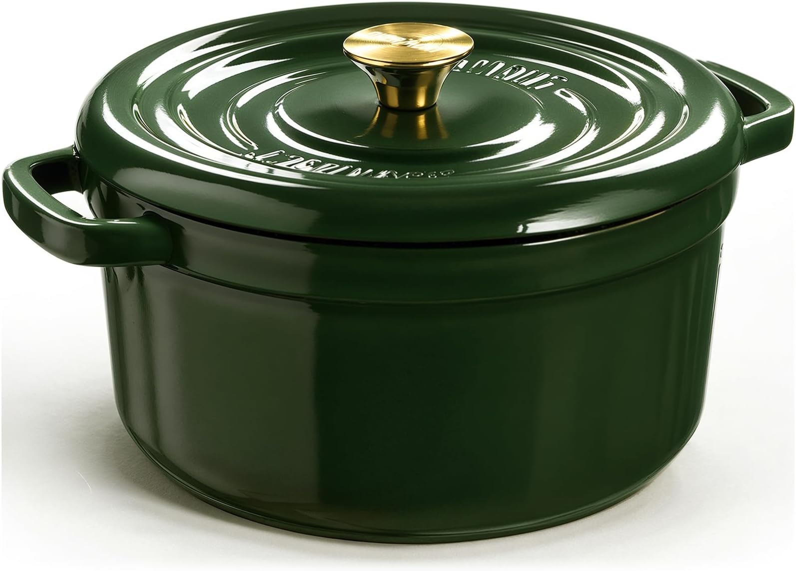 Amazon.com: MÜELLERHOME 4.5 QT Enameled Cast Iron Dutch Oven, Heavy ...