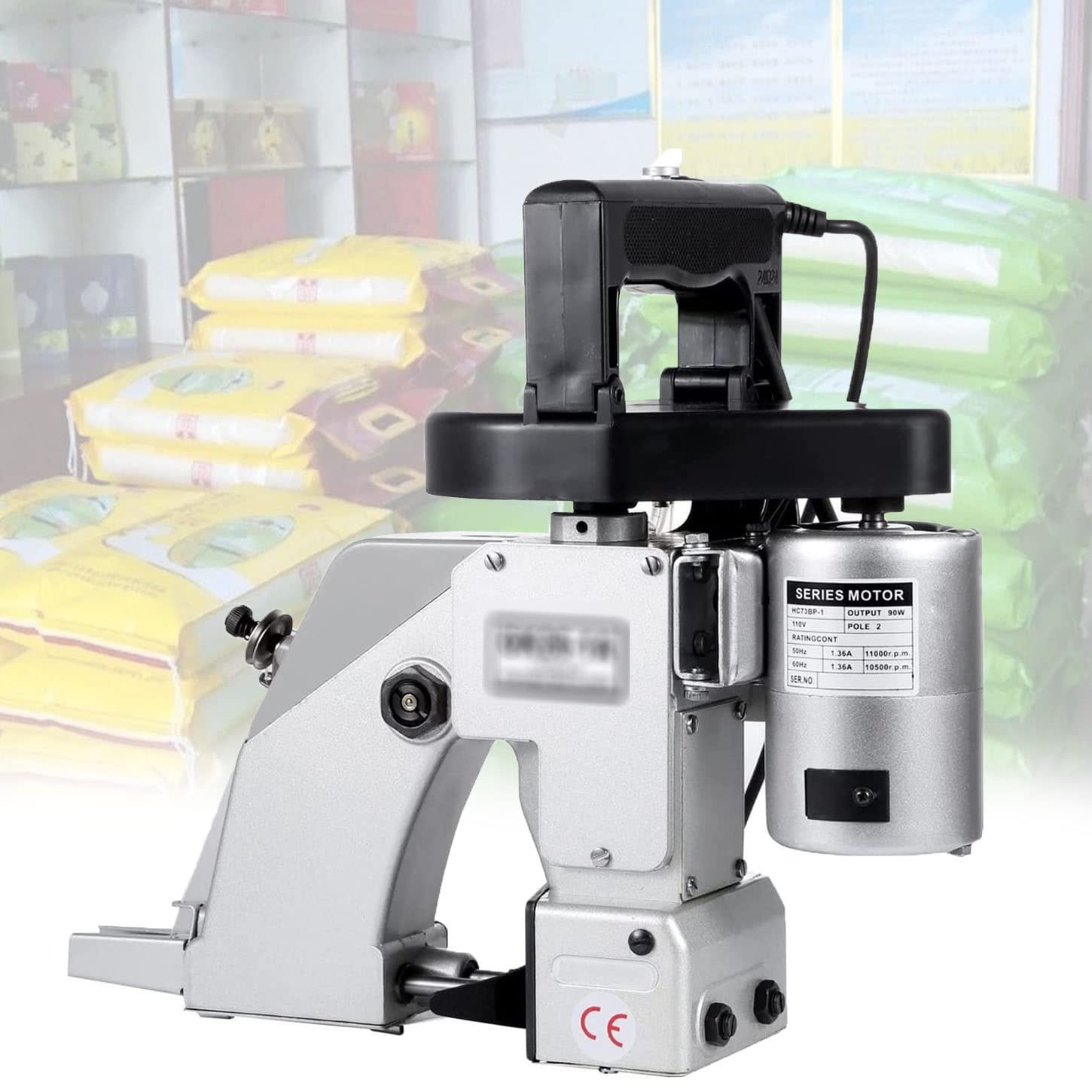 Buy ZUKETANG Automatic Bag Closer Closing Machine, Electric Sewing Bag ...