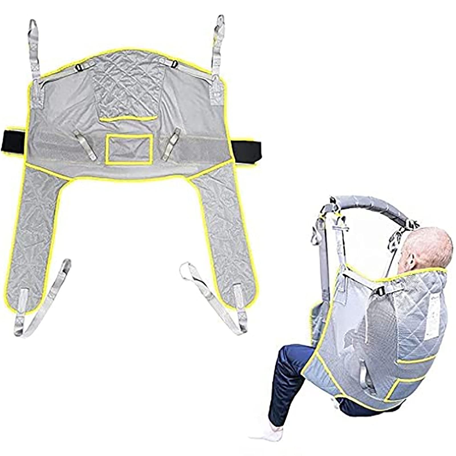 Buy Toileting hoist sling, whole body patient lift sling, bath shower ...