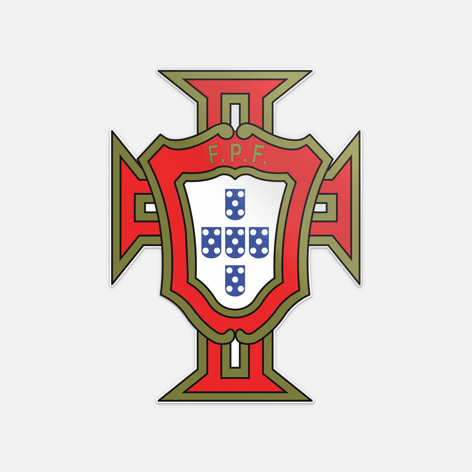 Portugal Soccer Logo Portugal National Football Emblem Sports Stickers