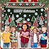 Amazon.com: LANLISA Large Christmas Bulletin Board Decoration Set ...