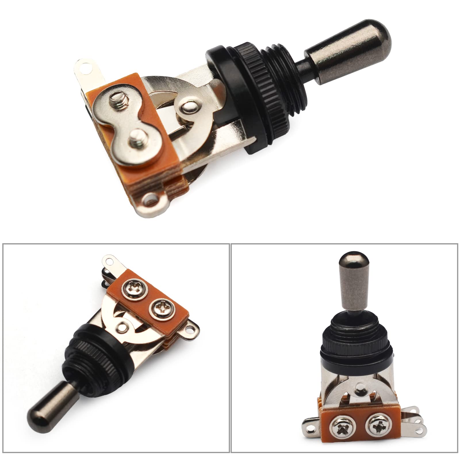 Snapklik.com : MAXCHEER Metal 3 Way Guitar Pickup Switch Selector ...