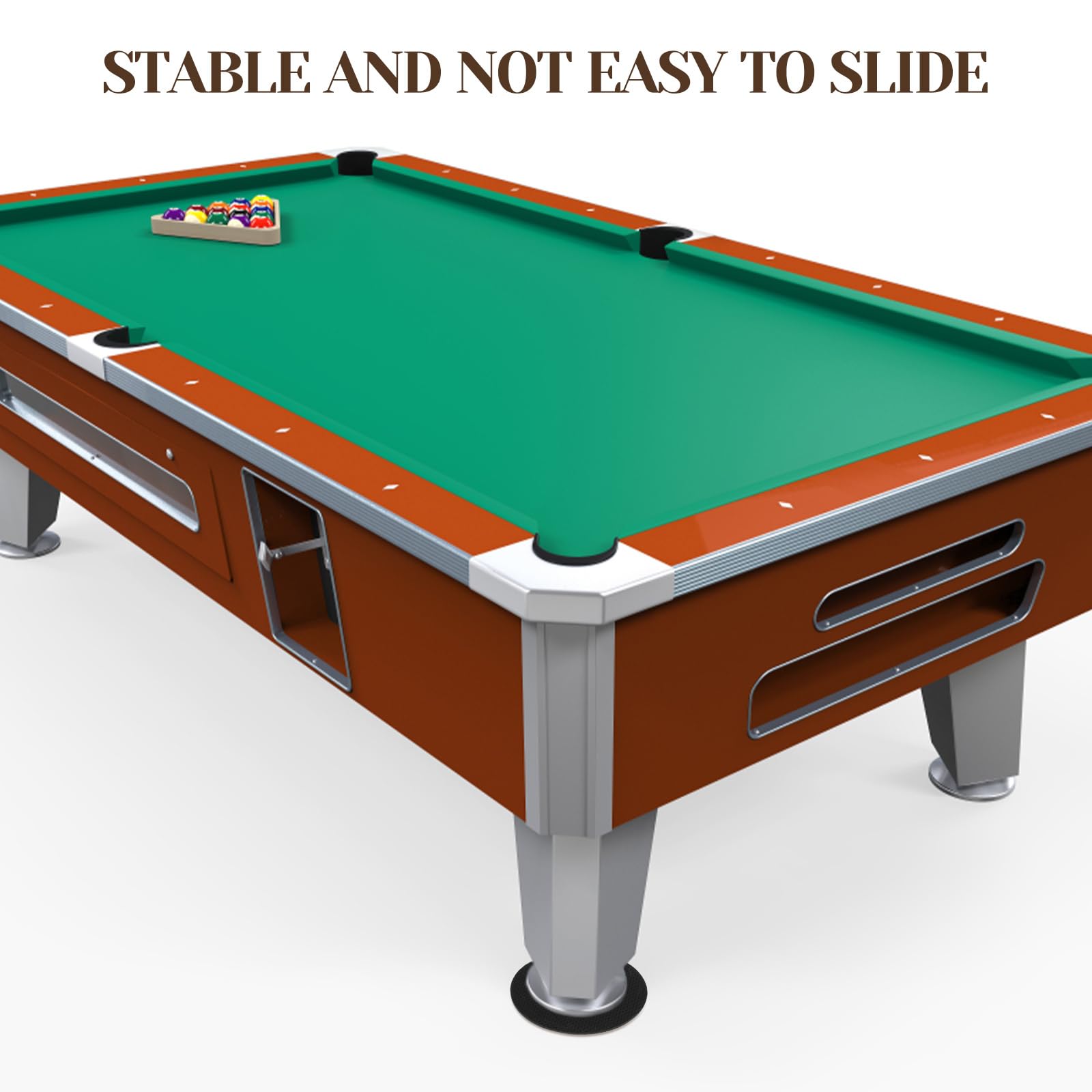 Pool Table Leg Coasters RayChee 54" Folding Pool Billiard Table,