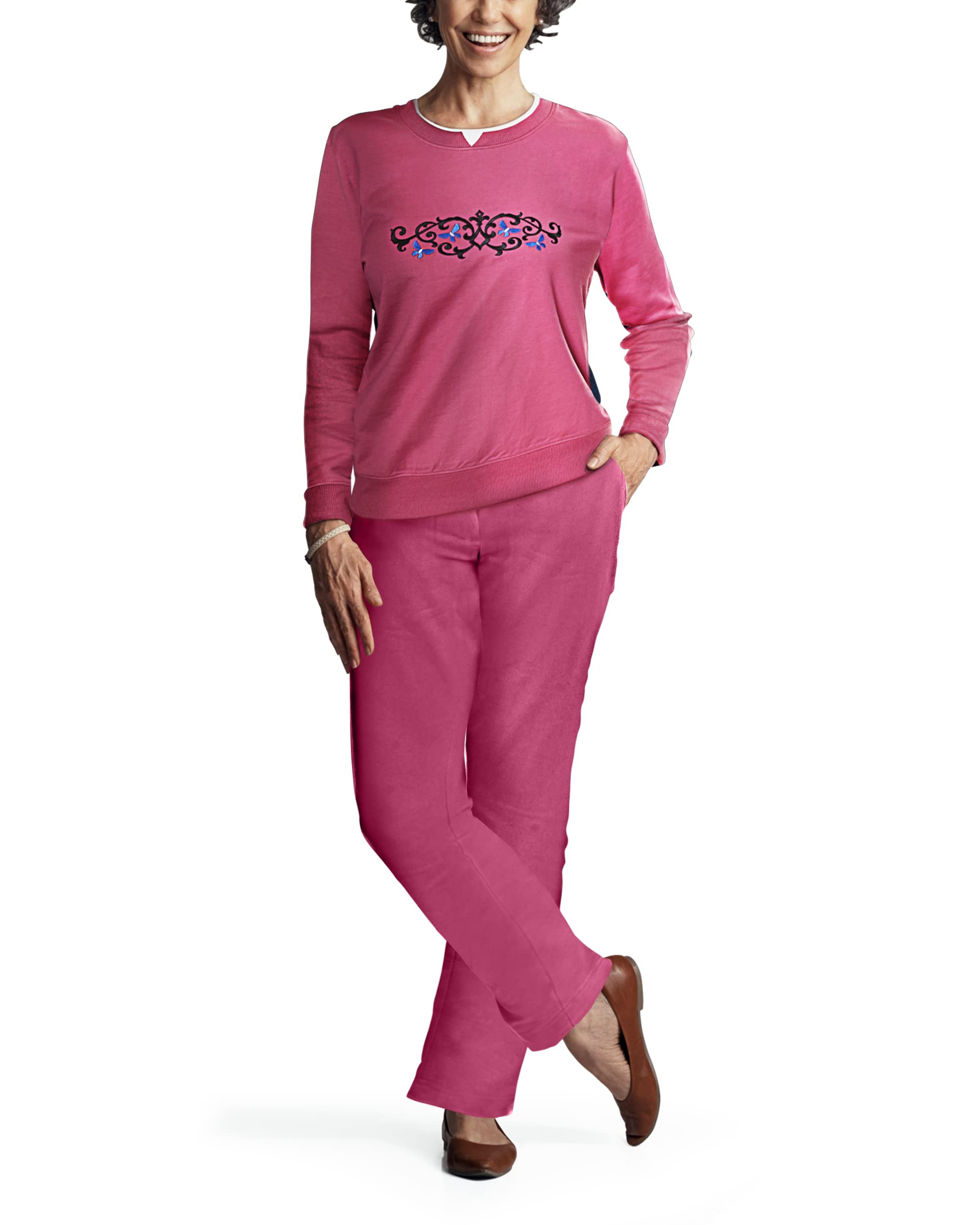 Snapklik.com : Womens Sweat Suits Two-Piece - Ladies Sweatsuits Sets ...