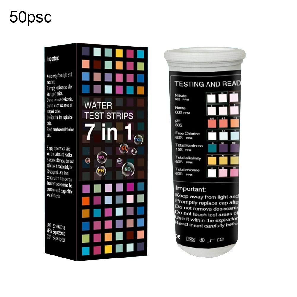 Buy 7 In 1 Water Analysis Test Strips For Aquarium, Drinking Water ...