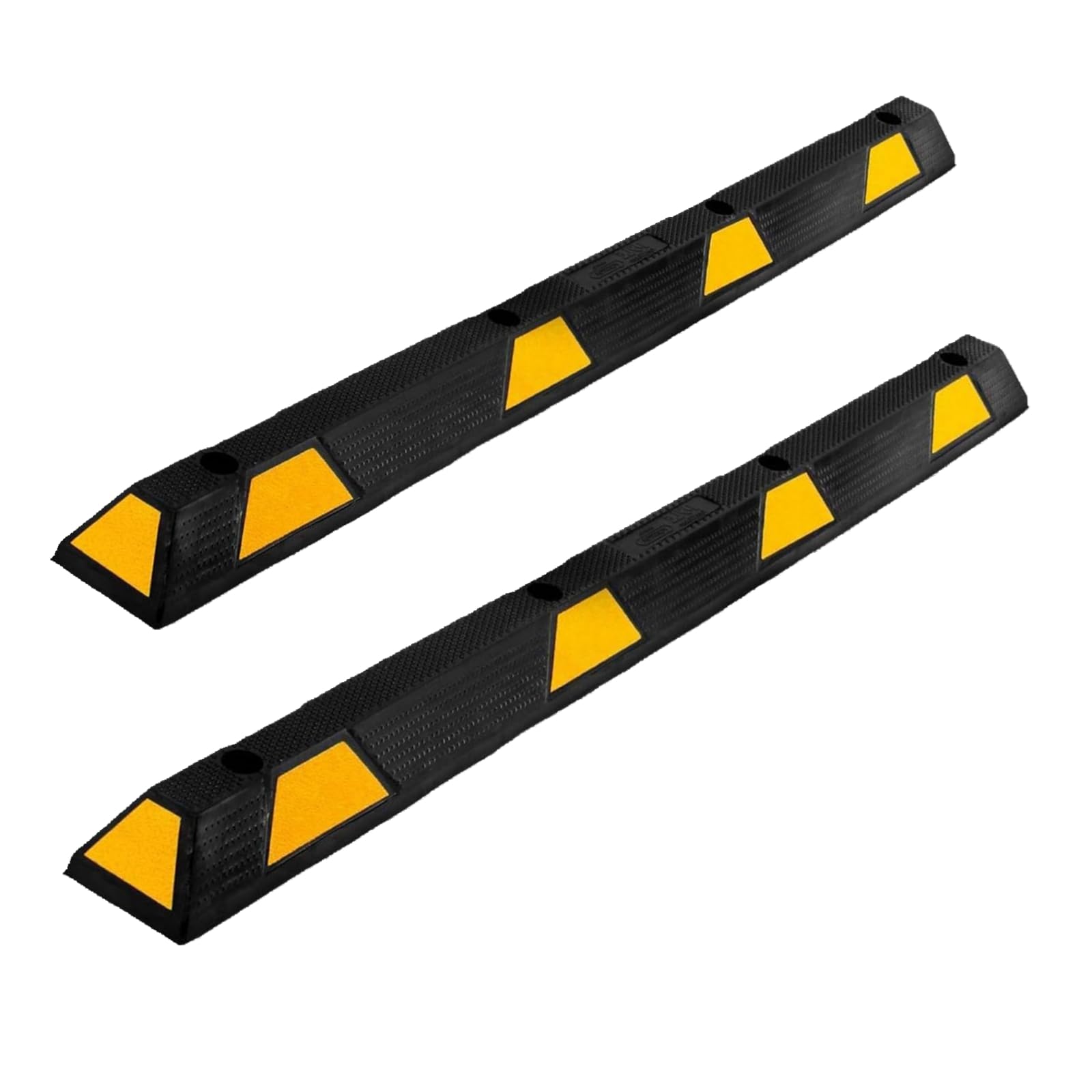 Snapklik.com : 2 Pack Rubber Curb Parking Garage Floor Stopper -72.8 ...