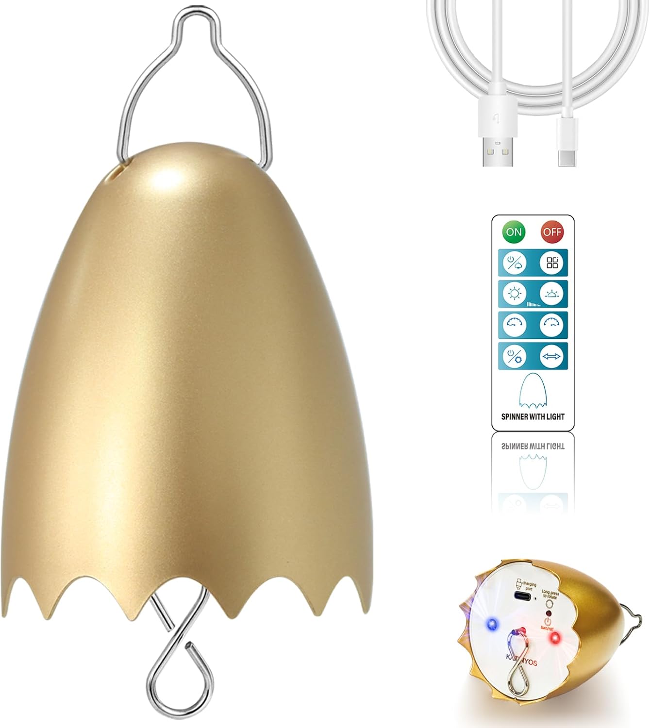 Amazon.com : Wind Spinner Motor, Disco Ball Motor with Remote ...