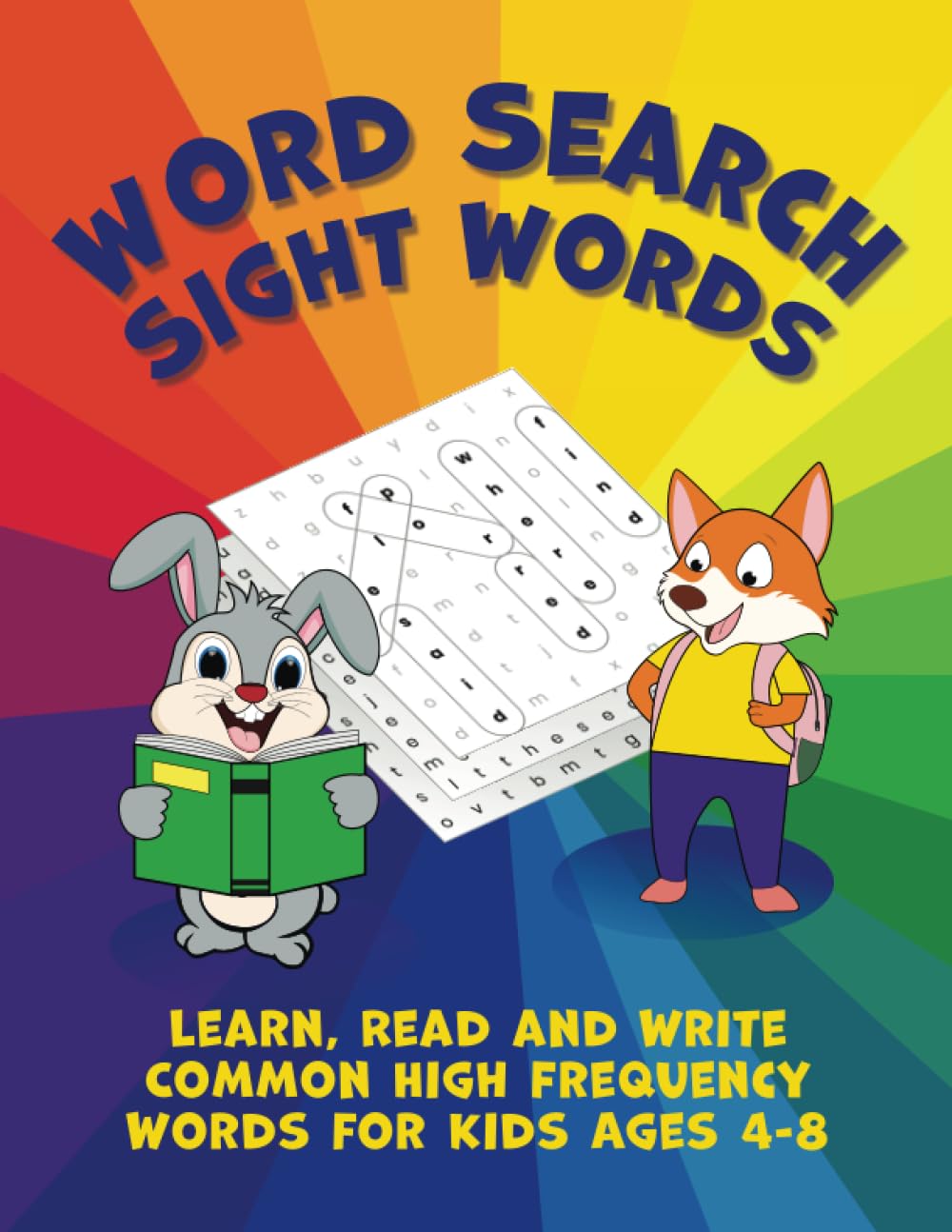 Word Search Sight Words: Learn, Read and Write Common High Frequency ...