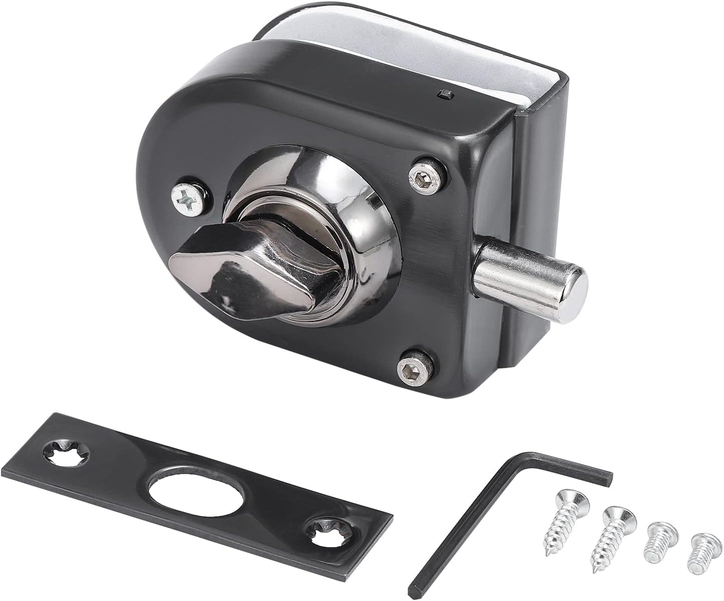 Ranbo 304 Stainless Steel Glass Door Lock Floor Latch Lock Bolt Ground ...