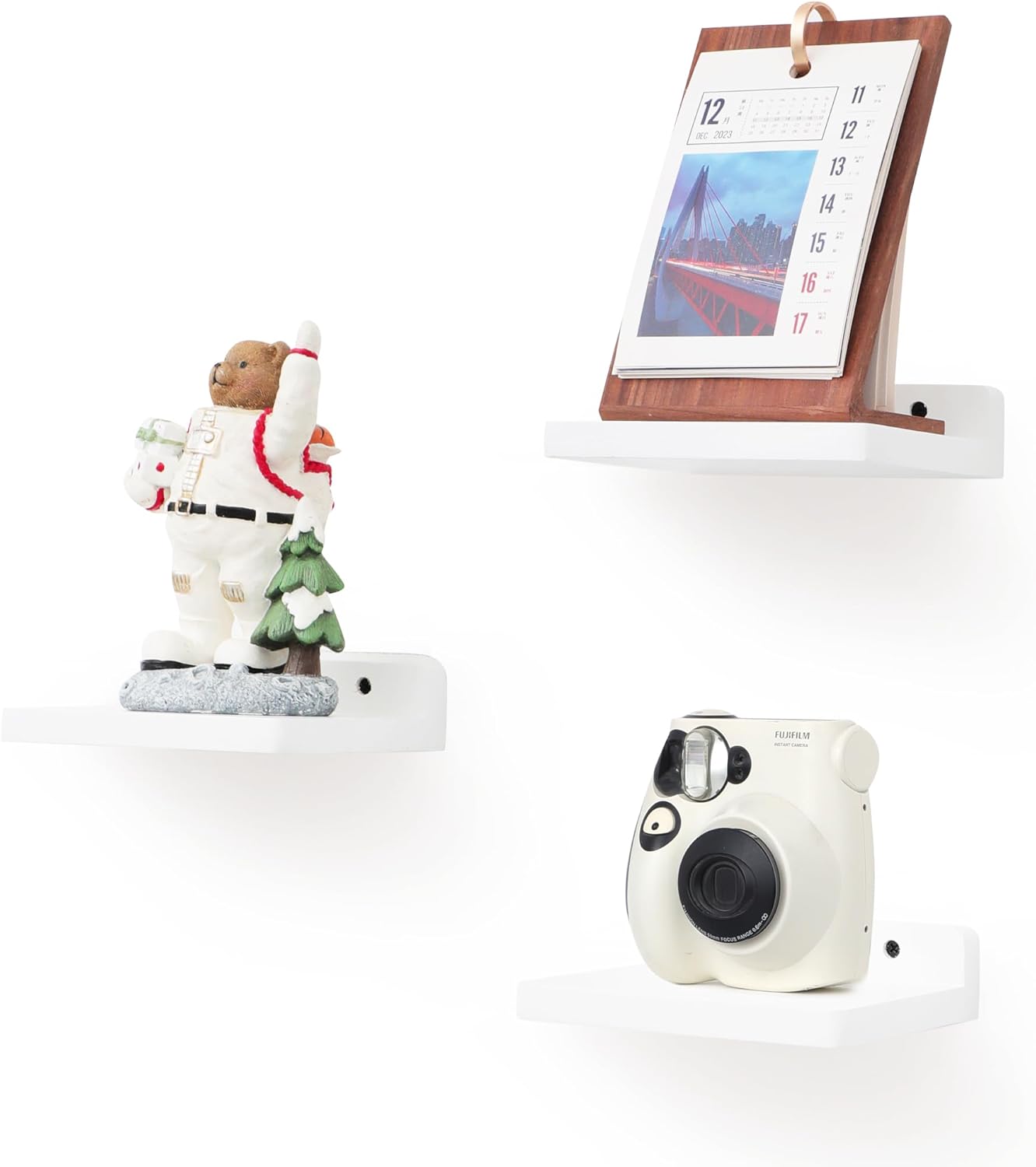 Amazon.com: NIUBEST Small Floating Shelf, 5x6 Inch Display Ledges for ...