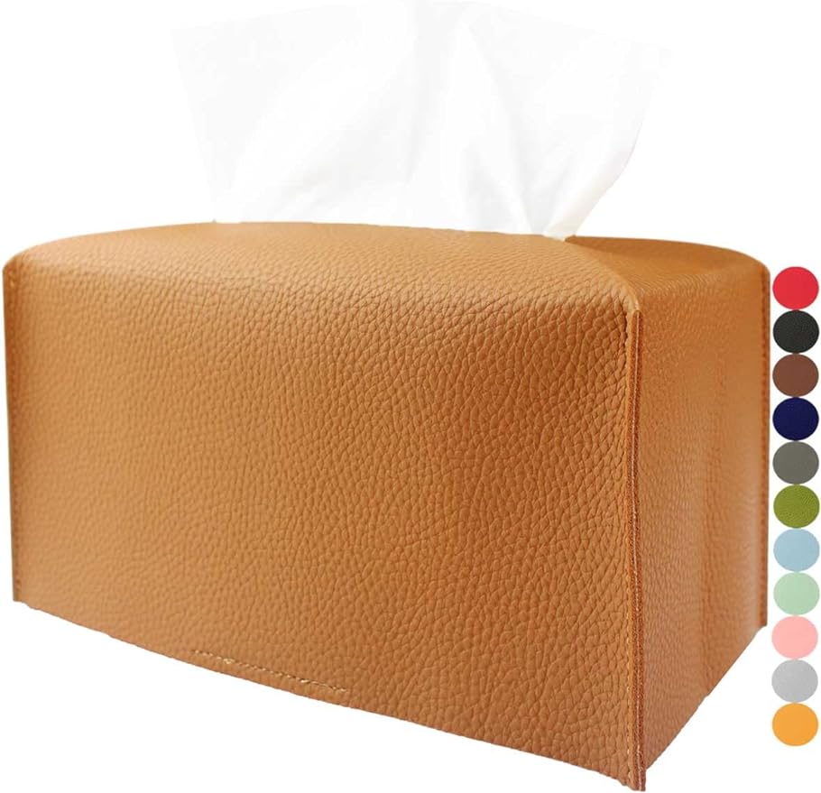 Amazon.com: Tissue Box Cover Large Rectangular – Plus Size Leather ...