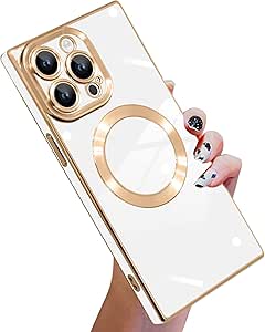 Amazon.com: KANGHAR Case Designed for iPhone 15 Pro Max Magnetic [Compatible with MagSafe ...