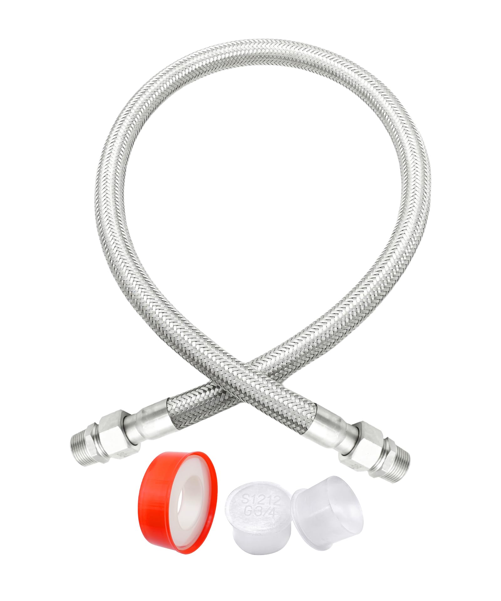 40" x 3/4" universal compressor jumper hose，Industrial Grade Compressor ...