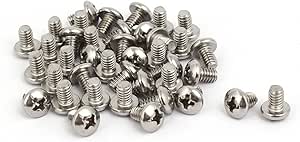 Amazon.com: uxcell 8#-32x1/4-inch 304 Stainless Steel Phillips Pan Head Bolts Machine Screws ...