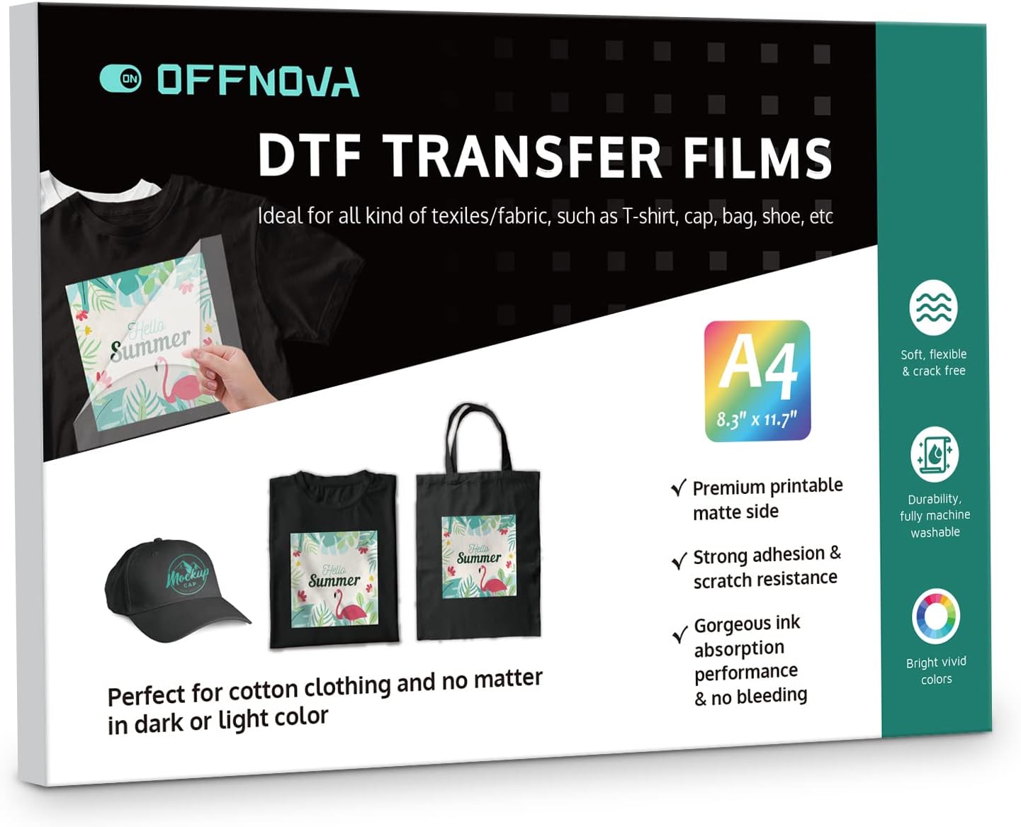 Amazon.com: DTF Transfer Film - Prime Vinyl DTF Film for Sublimation ...