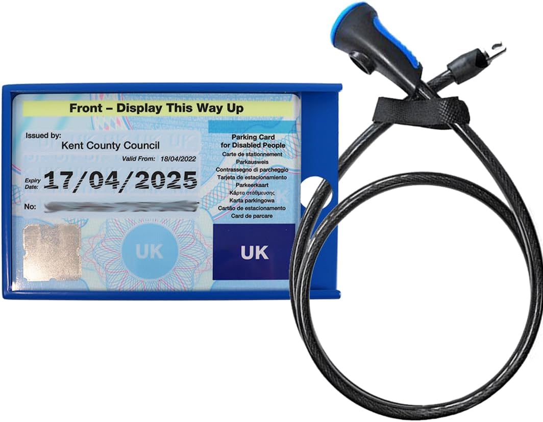 Blue Badge Protector (Single - just secures Badge) : Amazon.co.uk ...