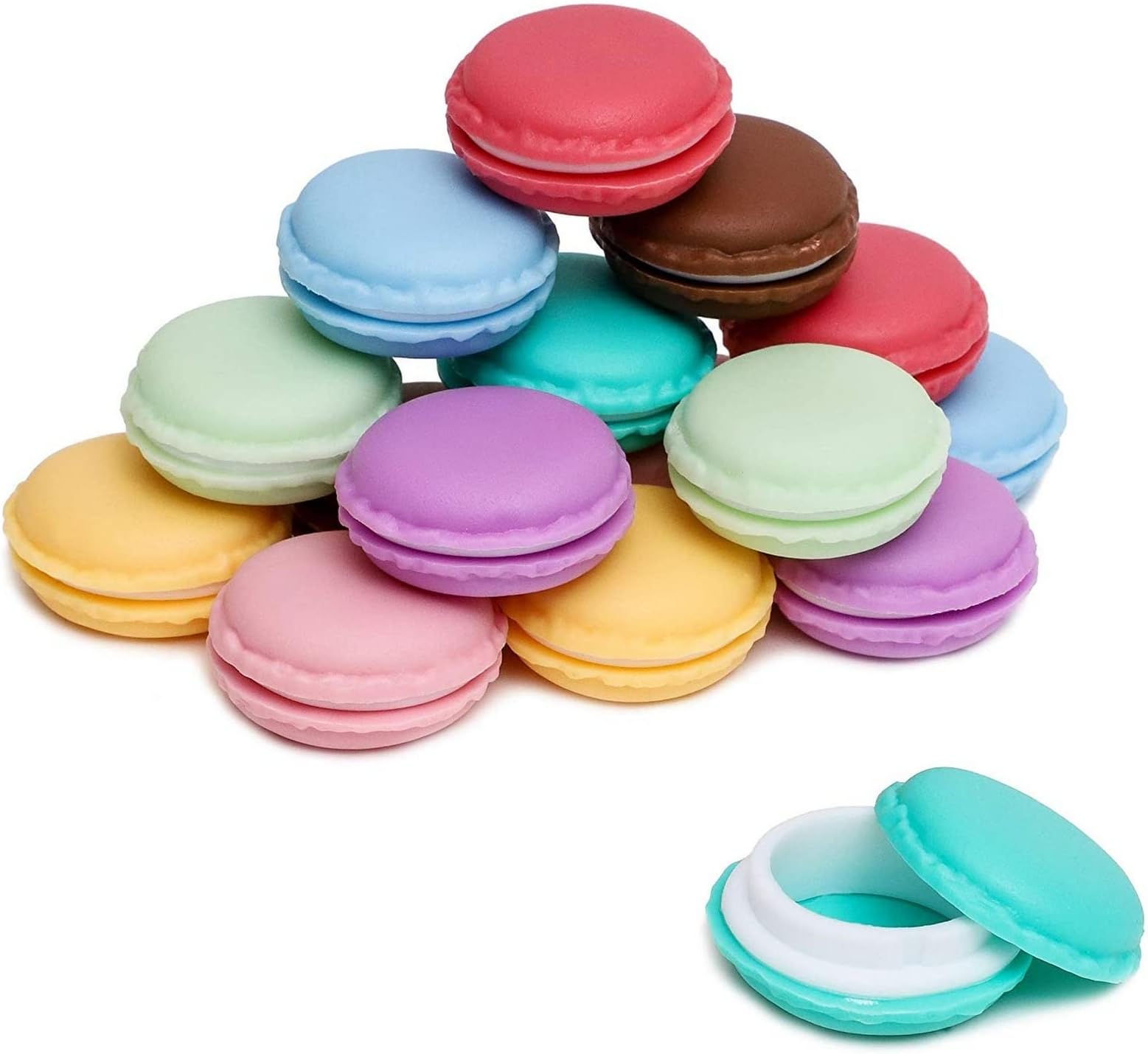 Amazon.com: 8 Pcs Giant Macaron Storage Case Large Macaron Jewelry ...
