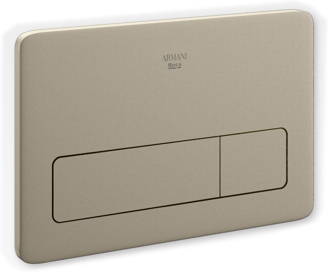 Roca Armani First Drive Plate, 25.6 x 1 x 16.9 cm, Polished Steel ...