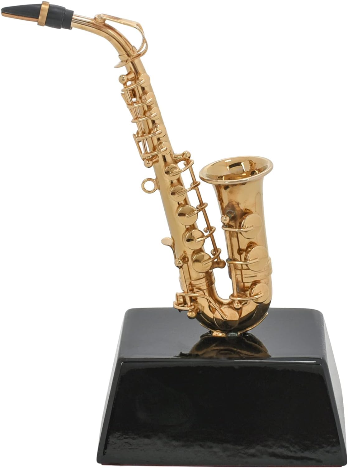 Amazon.com: Broadway Gift Co. Polished Gold Tone Saxophone 6 inch Brass ...