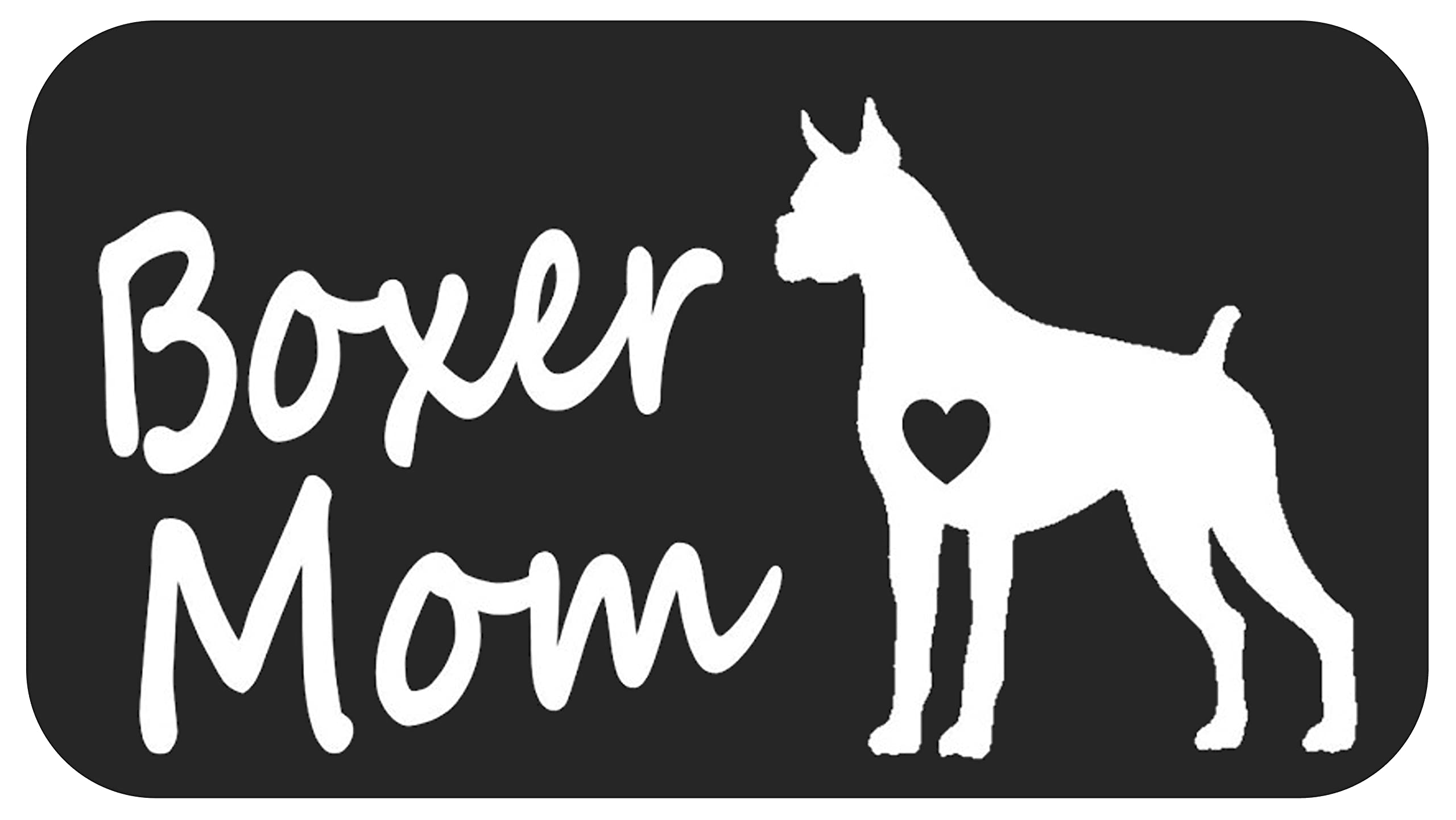 Amazon.com: Boxer Mom Decal Sticker B1137 : Sports & Outdoors