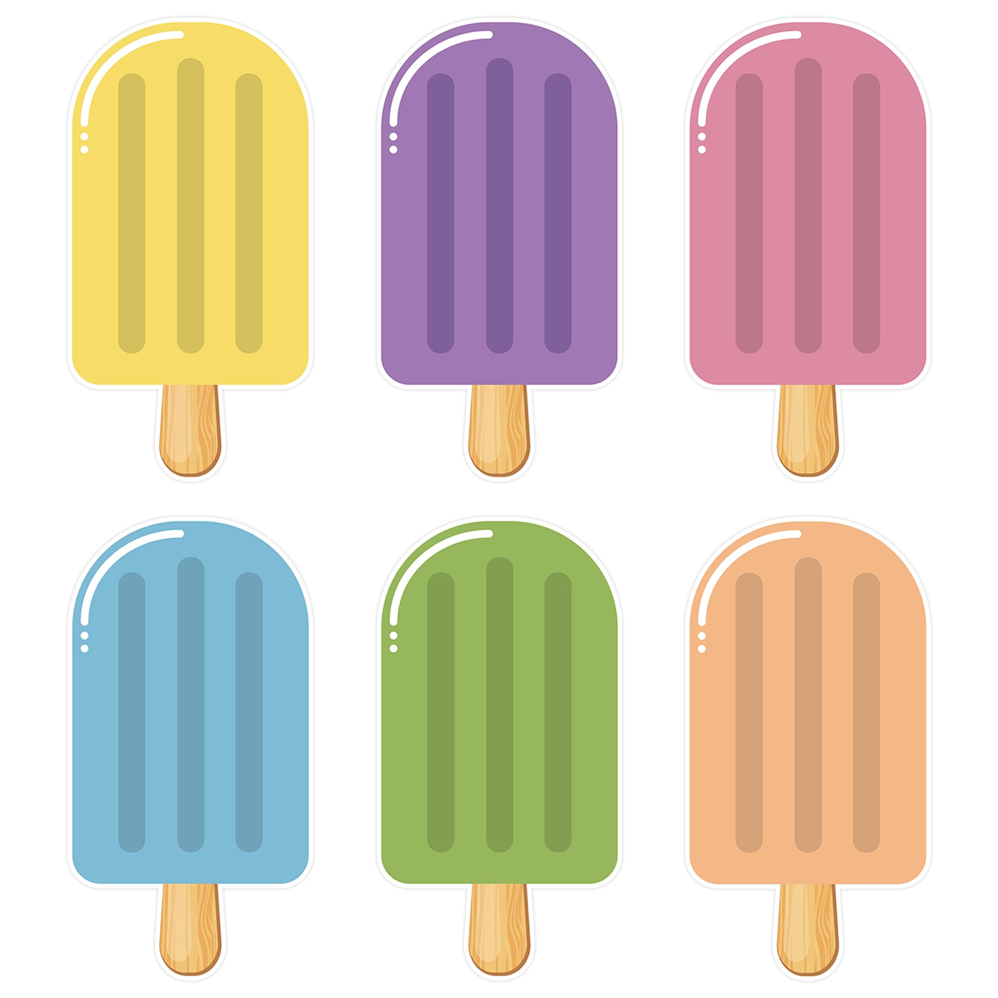 Amazon.com: Lucleag 60PCS Ice Cream Cutouts for Classroom Decoration ...