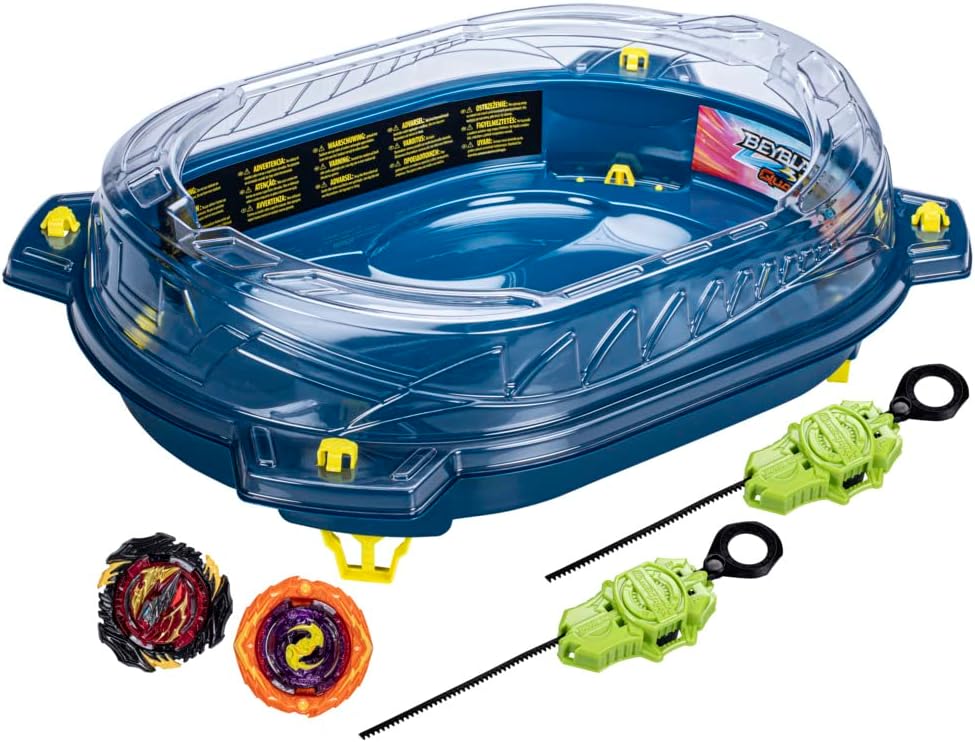 beyblade Burst QuadStrike Chain Kerbeus K8 Starter Pack, Battle Kreisel mit Starter ...