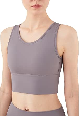 Amazon | [IRCOLVE] アイコーフ スポーツブラ 揺れない スポブラ スポーツブラジャー ヨガウェア トップス レディース 前開き 通気性 伸縮性 ハイサポート 吸汗速乾 カップ ...