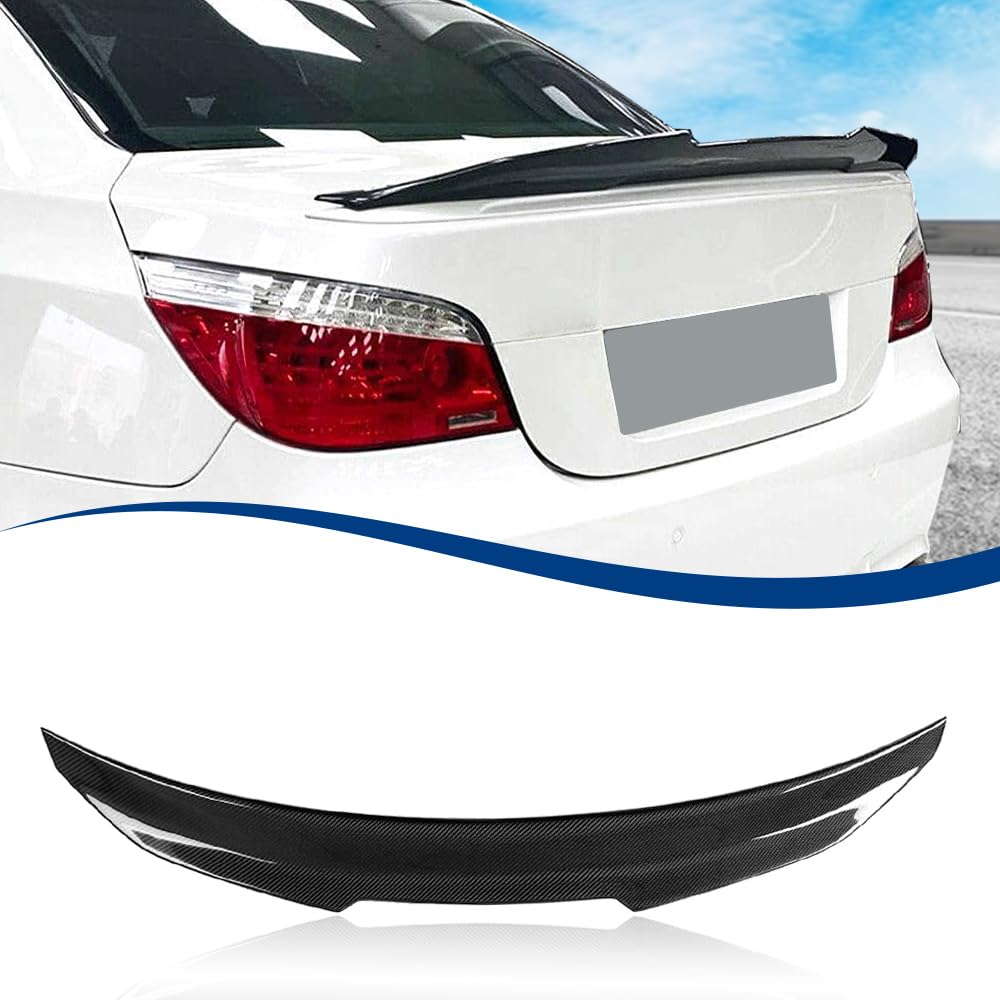 Amazon.com: XPHAZZ Real Carbon Fiber E60 Spoiler PSM-Style Compatible ...