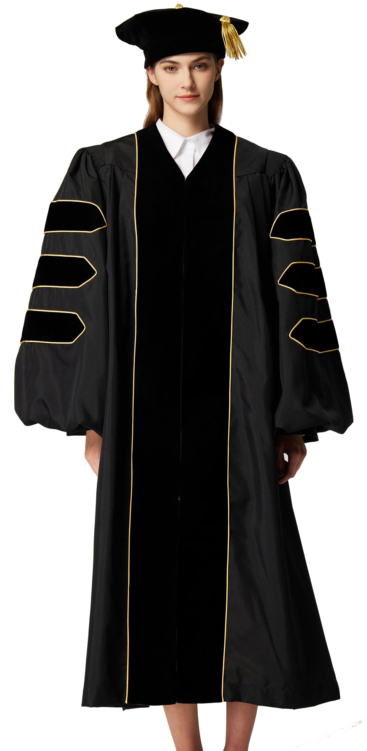Snapklik.com : MyGradDay Unisex Deluxe Doctoral Graduation Gown And 8 ...