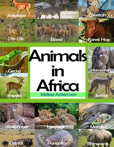 Animals In Africa: A Picture Book For Kids To Learn African Animals by ...