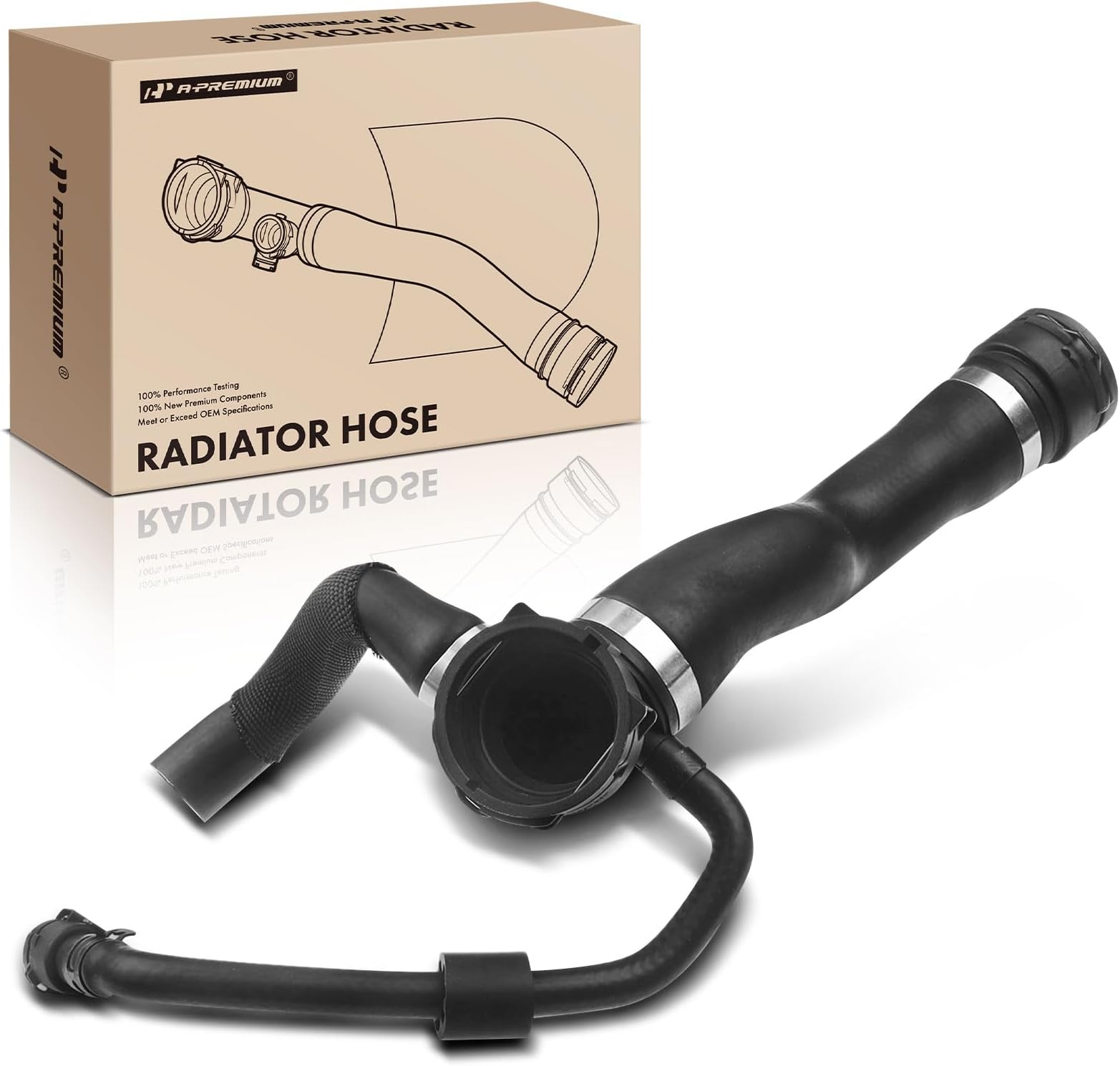 Amazon.com: A-Premium Upper Radiator Coolant Hose Compatible with BMW ...