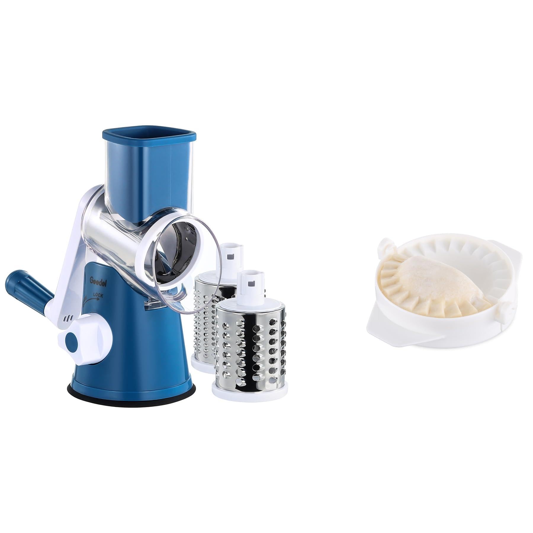 Amazon.com: Geedel Rotary Cheese Grater and Dumpling Maker Bundle: Home ...