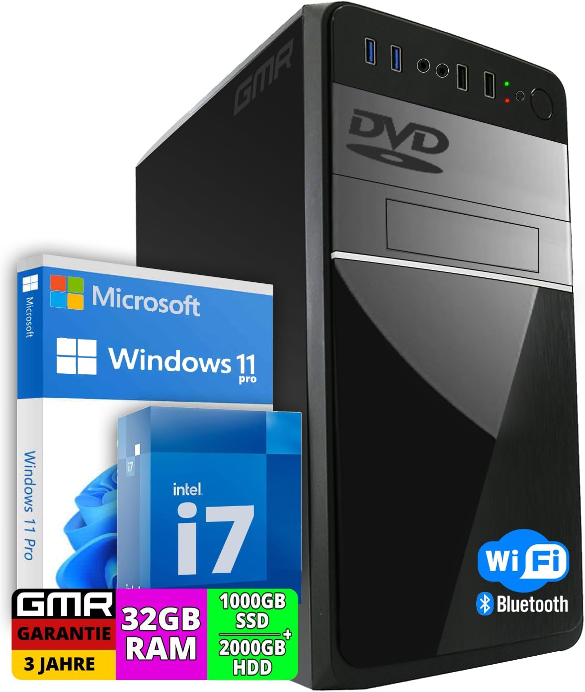 GREED® Multimedia 7 PC mit Intel Core i7 6700 - Schneller Rechner ...