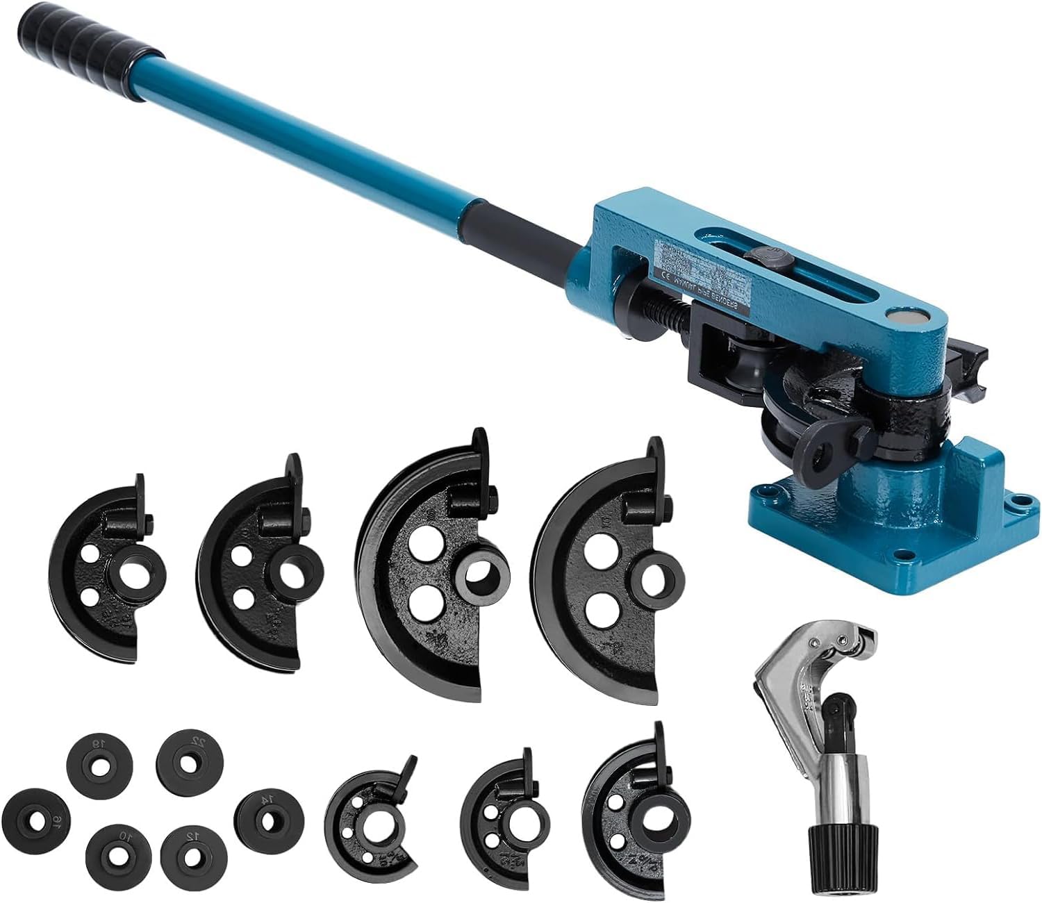 KIMORE Pipe Tube Bender 3/8" to 1",Heavy Duty Tube Bender,Manual Tube Benderwith Tubing Cutter ...