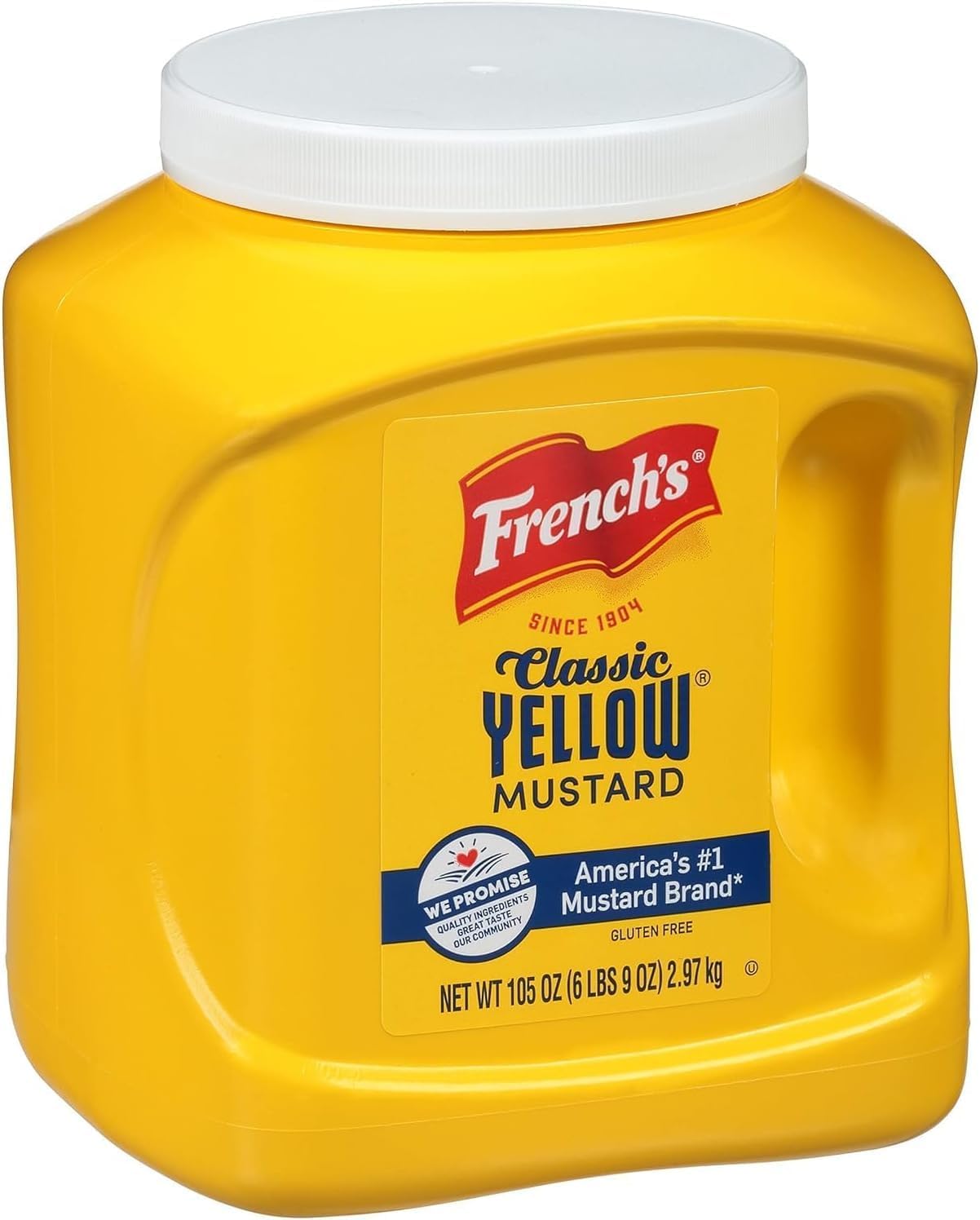 French's Classic Yellow Mustard, Deep & Tangy Flavour, Versatile ...