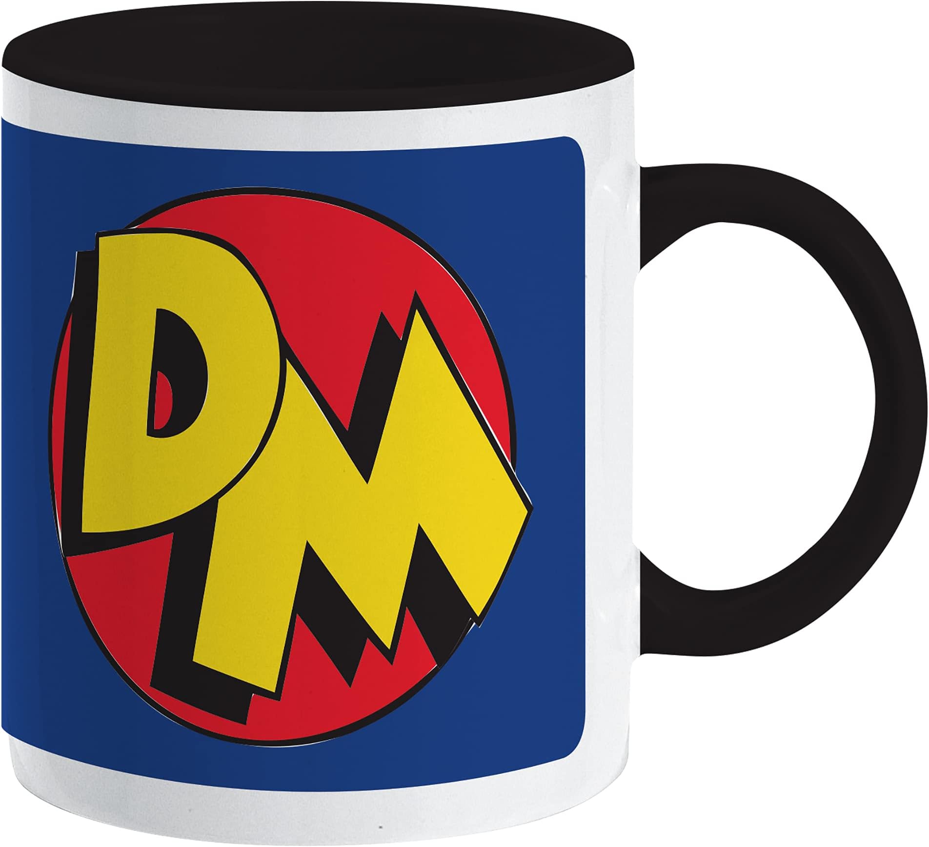 Kapow Gifts Danger Mouse Mug Logo DM Retro Kids TV, Ceramic, 250ml ...