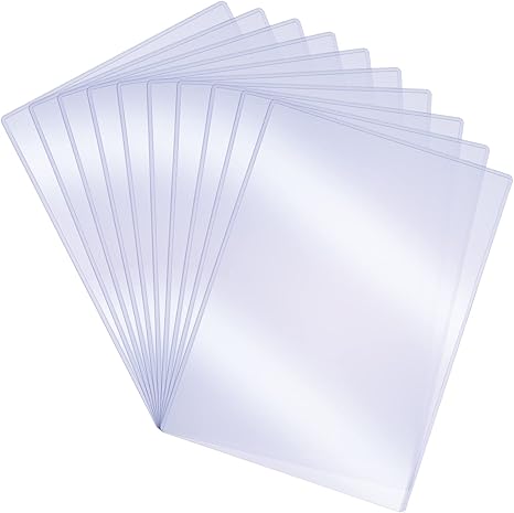 10pcs Dossier Feuille Rigides, 297x210mm PVC Papier Page Protecteurs ...