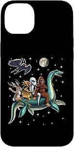 Amazon.com: iPhone 14 Plus Cryptid Bigfoot Jackalope Mothman Loch Ness Monster Case : Cell ...