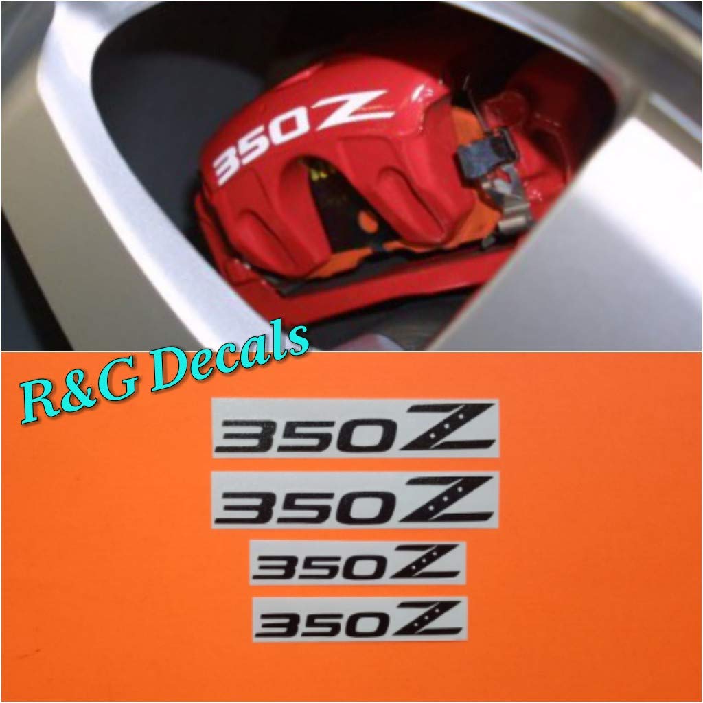 Amazon.com - R&G HIGH Temp 350Z Brake Caliper Decal Sticker Set of 4 ...