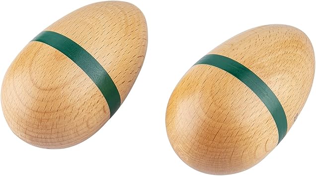 Amazon.com: Eggs Shakers, Profession Wooden Egg Maracas Shakers For ...