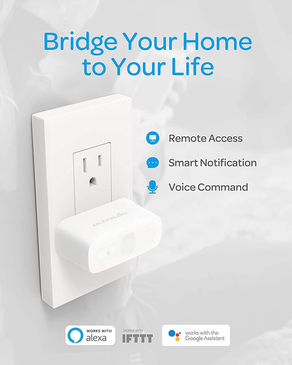 Snapklik.com : ULTRALOQ UL3 BT (2nd Gen) Smart Lock + Bridge WiFi ...