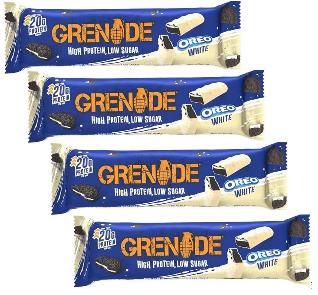 CARB KILLA High Protein White Chocolate Oreos bars, Low Sugar Oreos ...