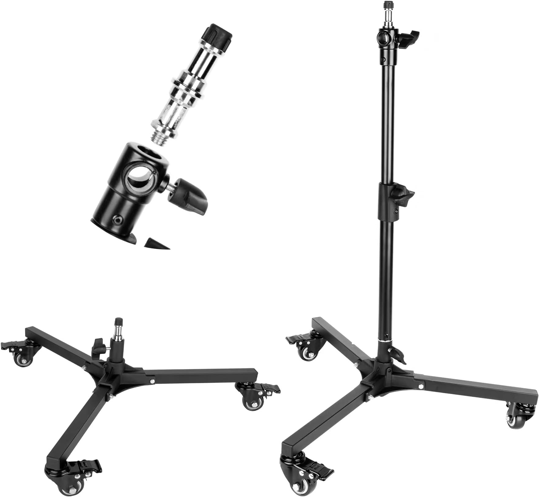 Amazon.com : LAPGOOD Heavy Duty Light Stand with Casters - Max Height ...