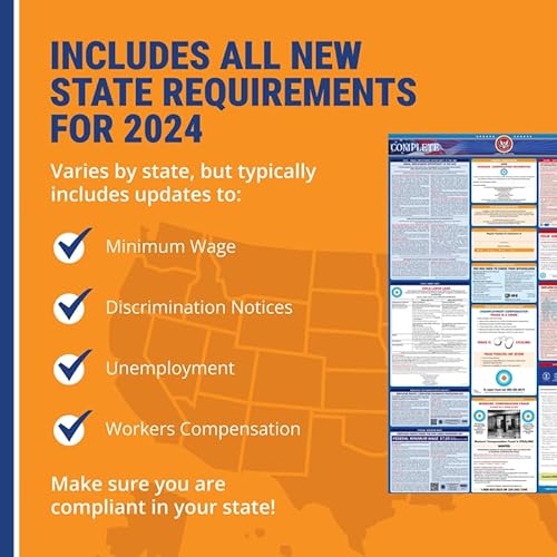 2024 Latest Virginia Labor Law Poster - State, Federal, OSHA Compliant ...