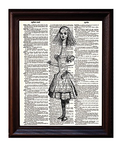 Alice Stretch - Dictionary Art Print : Amazon.in: Home & Kitchen