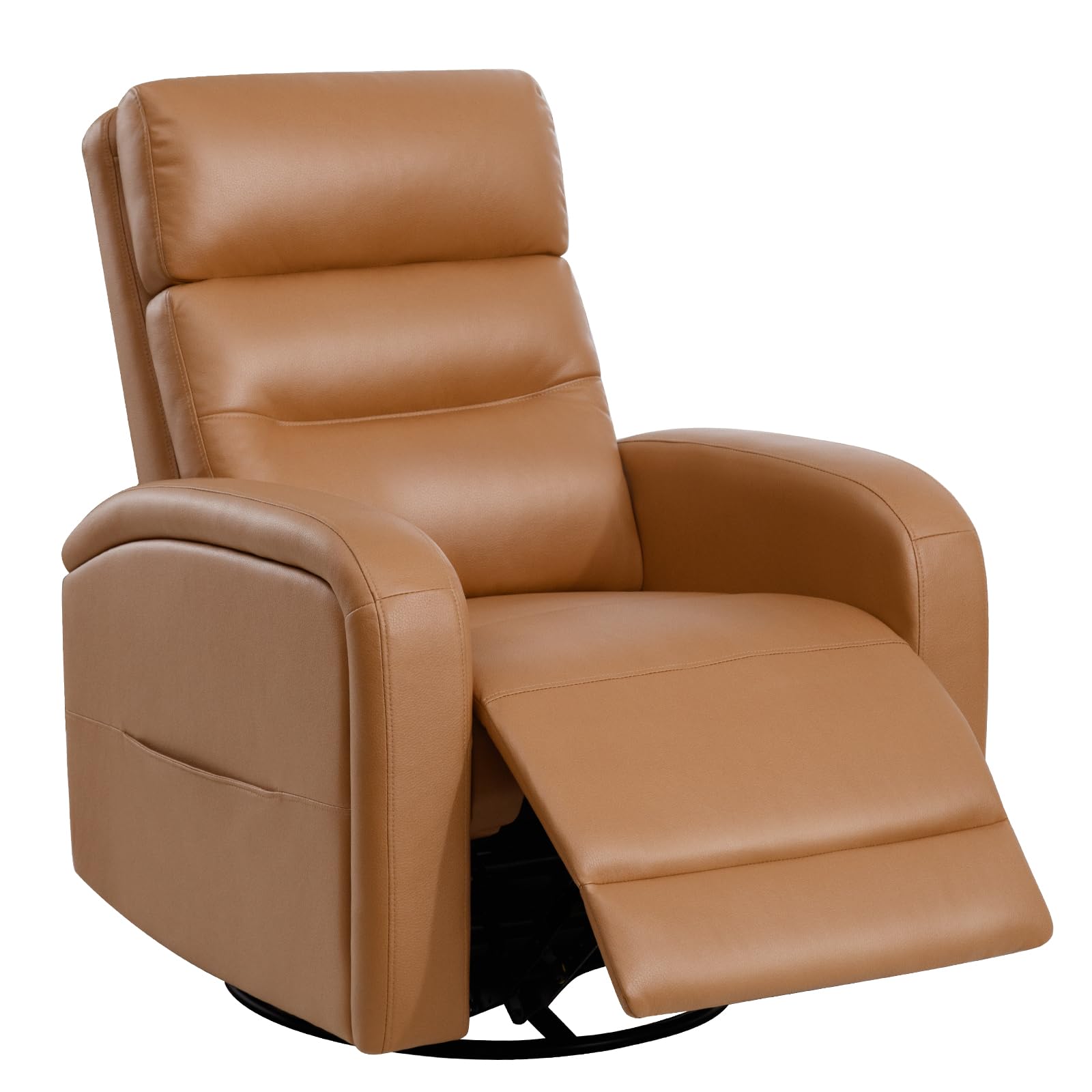 Amazon.com: AEMEIOS Swivel Rocker Glider Recliner,Leather Swivel ...